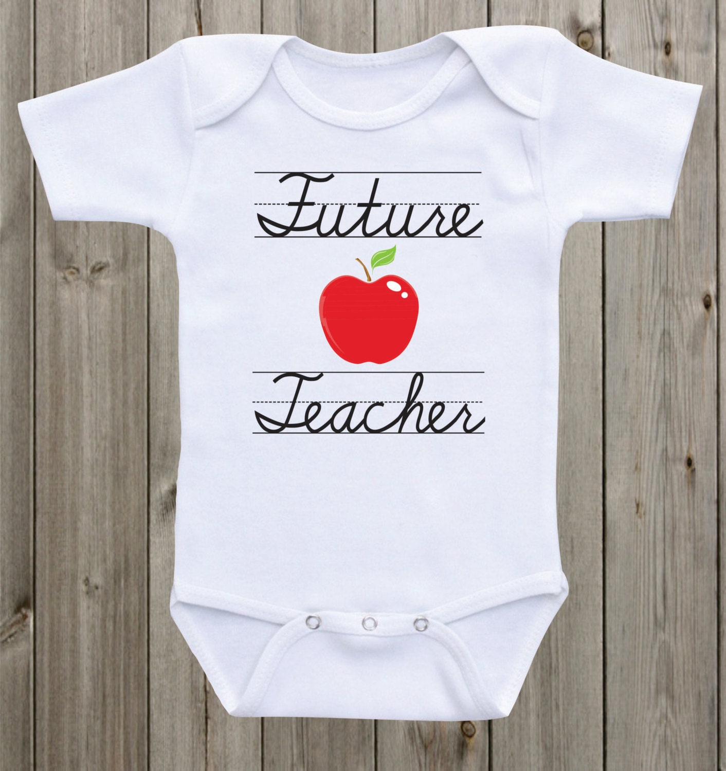 Future Teacher Baby Onesie Newborn Onesie Newborn Outfit Baby