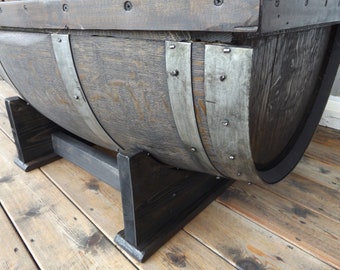 Barrel coffee table | Etsy