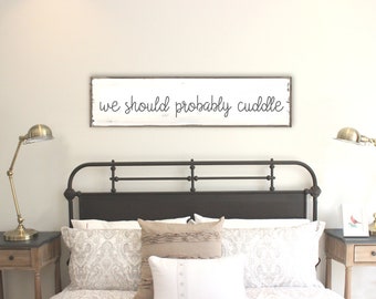 Above bed art | Etsy