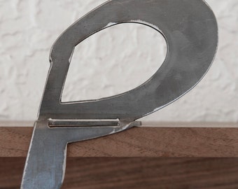 Metal letter p | Etsy