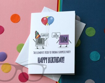 Funny science card | Etsy