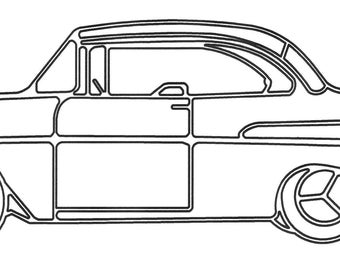 1957 chevy art | Etsy