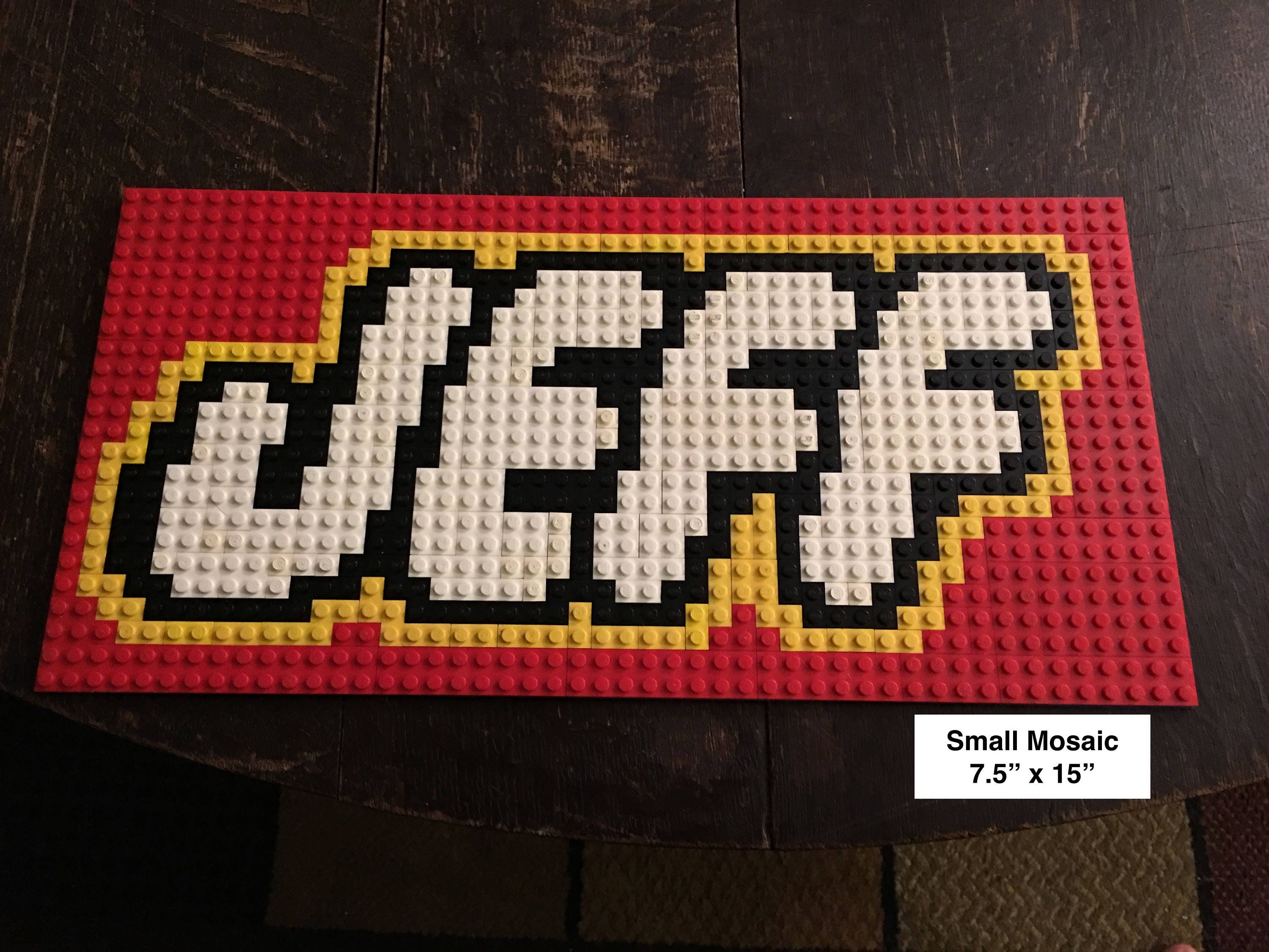 Custom Name LEGO Mosaic Your name in LEGO font