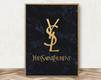 Ysl poster | Etsy