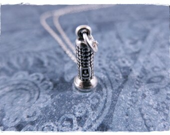 Silver Anchor Necklace Sterling Silver Anchor Charm on a