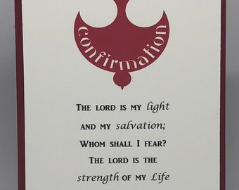 Confirmation card | Etsy