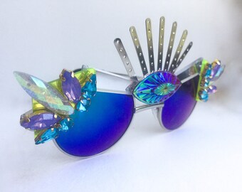 Rhinestone eyewear | Etsy