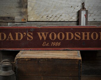 Woodshop sign | Etsy