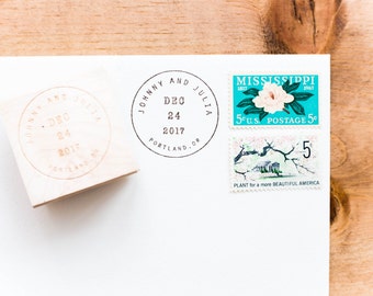 Save the date stamp | Etsy