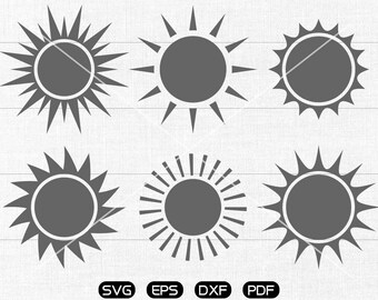 Sun svg | Etsy