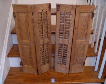 Wood shutters | Etsy