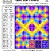 0041 Bordered 3D Cross Quilt Pattern