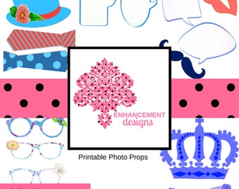 Blue photo props | Etsy