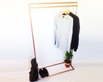 Copper clothing rack | Etsy
