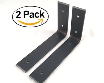 Angle iron shelves | Etsy