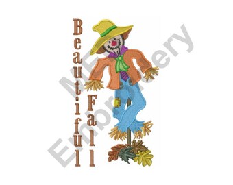 Scarecrow embroidery | Etsy