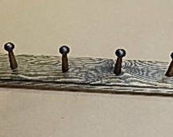 Primitive peg rack | Etsy
