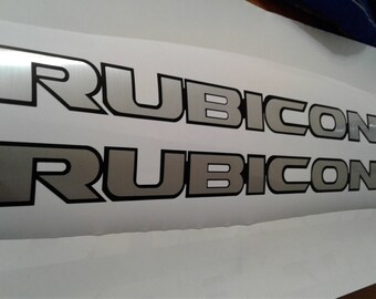Rubicon decal | Etsy