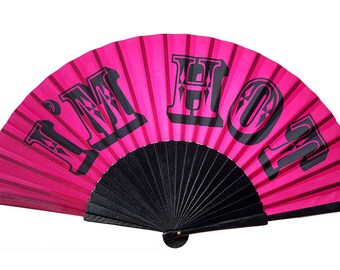 Palm personalized hand fans / wooden fan / traditional mexican