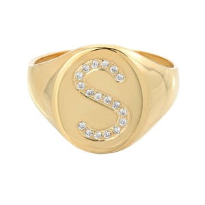 Large signet ring | Etsy