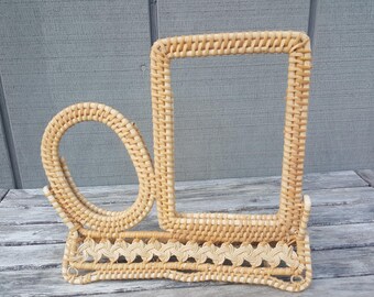 Wicker frame | Etsy