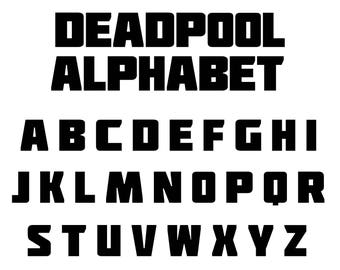 Deadpool Deadpool Font Deadpool SVG Deadpool Logo Deadpool