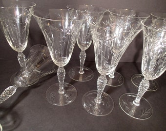 Flared wine glasses | Etsy