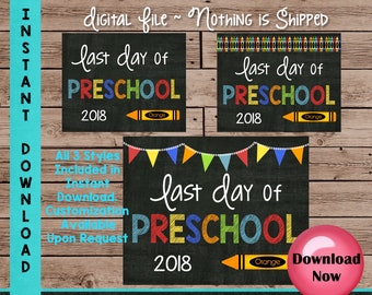 Preschool sign | Etsy