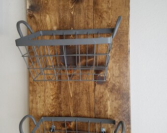 Rustic basket | Etsy