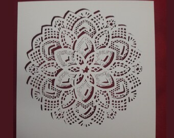 Mandala stencil | Etsy