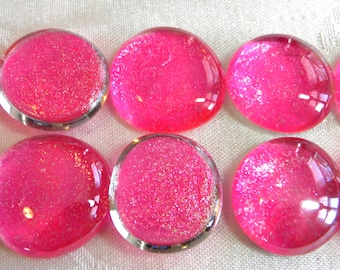 Pink glass gems | Etsy