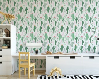 Cactus wallpaper | Etsy