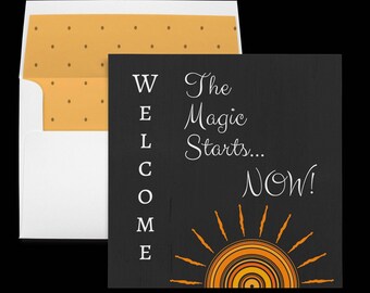 Welcome card | Etsy