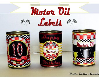 Oil can labels | Etsy
