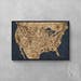 Fantasy Map of United States Usa Map Poster Usa Wall Map