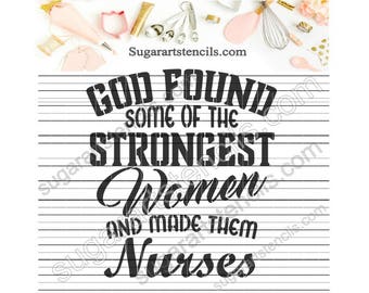 Nurse stencil | Etsy