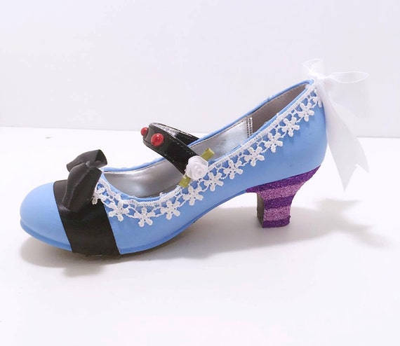 Alice in Wonderland Custom Rhinestone Girl Heels/ Wedding/