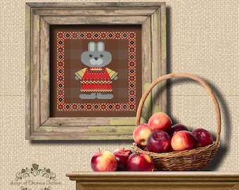 4 Seasons Winter. Instant Download PDF Cross Stitch Pattern