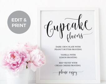 Cupcake signs | Etsy