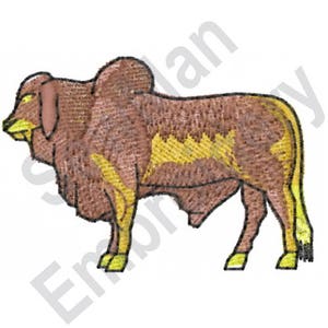 Cattle embroidery | Etsy