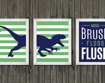 Dinosaur bathroom | Etsy
