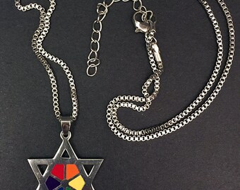 Jewish star pendant | Etsy