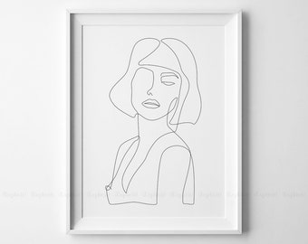 One line drawing | Etsy