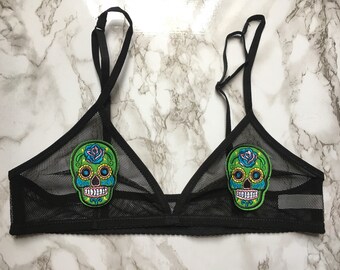 Skull bra | Etsy