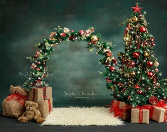 Christmas backdrop | Etsy