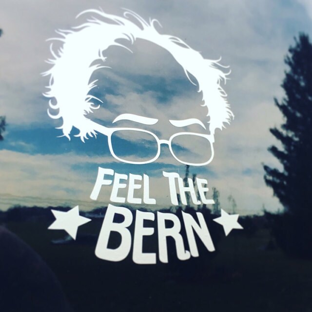 Feel The Bern Bernie Sanders stickers vinyl stickers