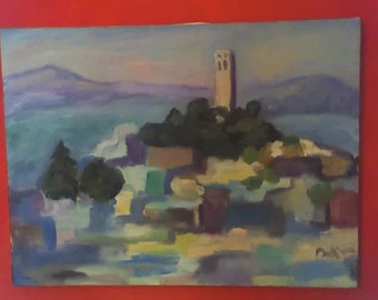 Digital download only-Pen and ink drawing of Coit Tower San