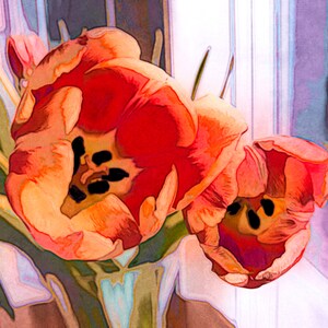 Colorful spring art | Etsy