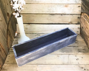 Wood box centerpiece | Etsy