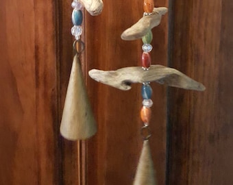 Driftwood wind chime | Etsy
